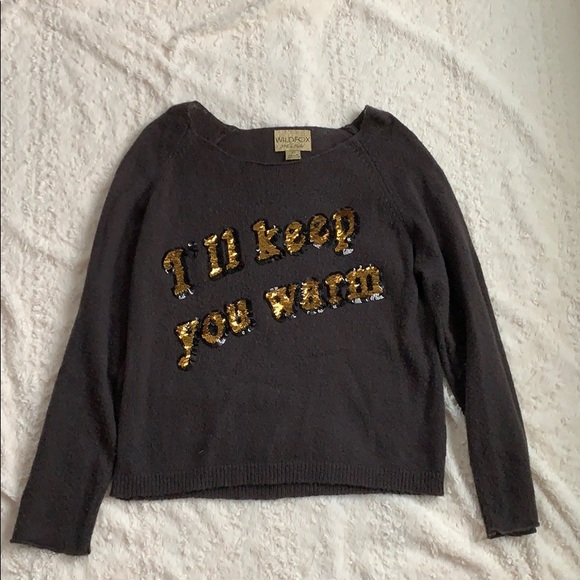 Wildfox | Sweaters | Wildfox Ill Keep You Warm Sweater | Poshmark